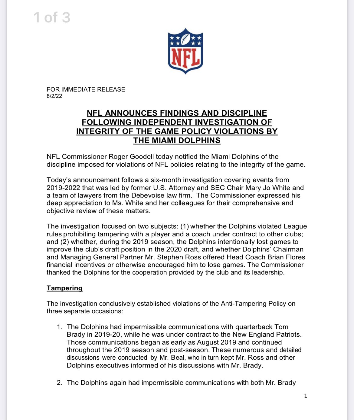 Miami Dolphins owner Stephen Ross is a disgrace - Aqua Thirteen